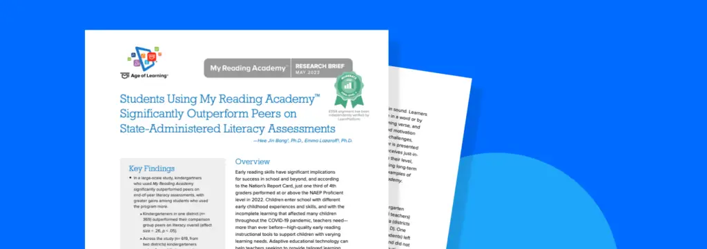 My Reading Academy - Age of Learning